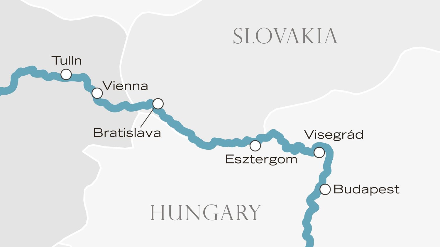 All of our Riverside Routes | Riverside Luxury Cruises